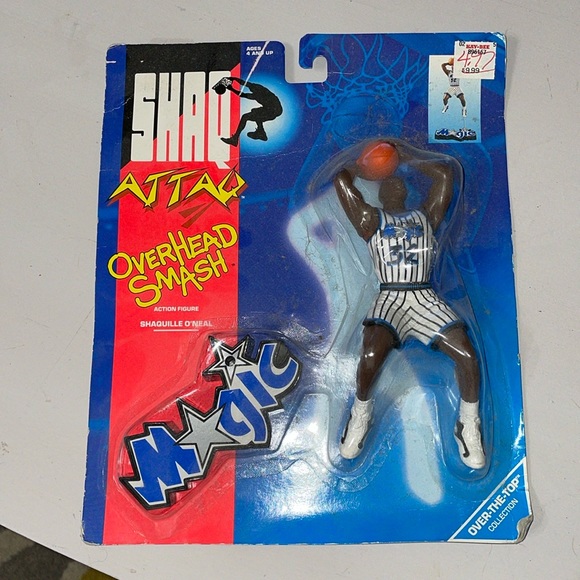Kenner | Toys | Bnwt Shaq Attack Overhead Smash Action Figure | Poshmark